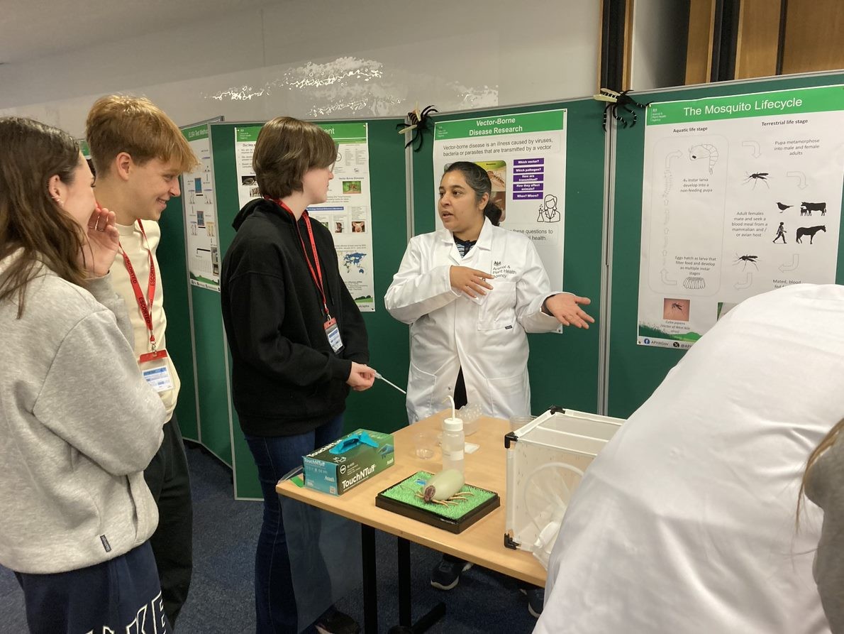 Godalming College student visit APHA