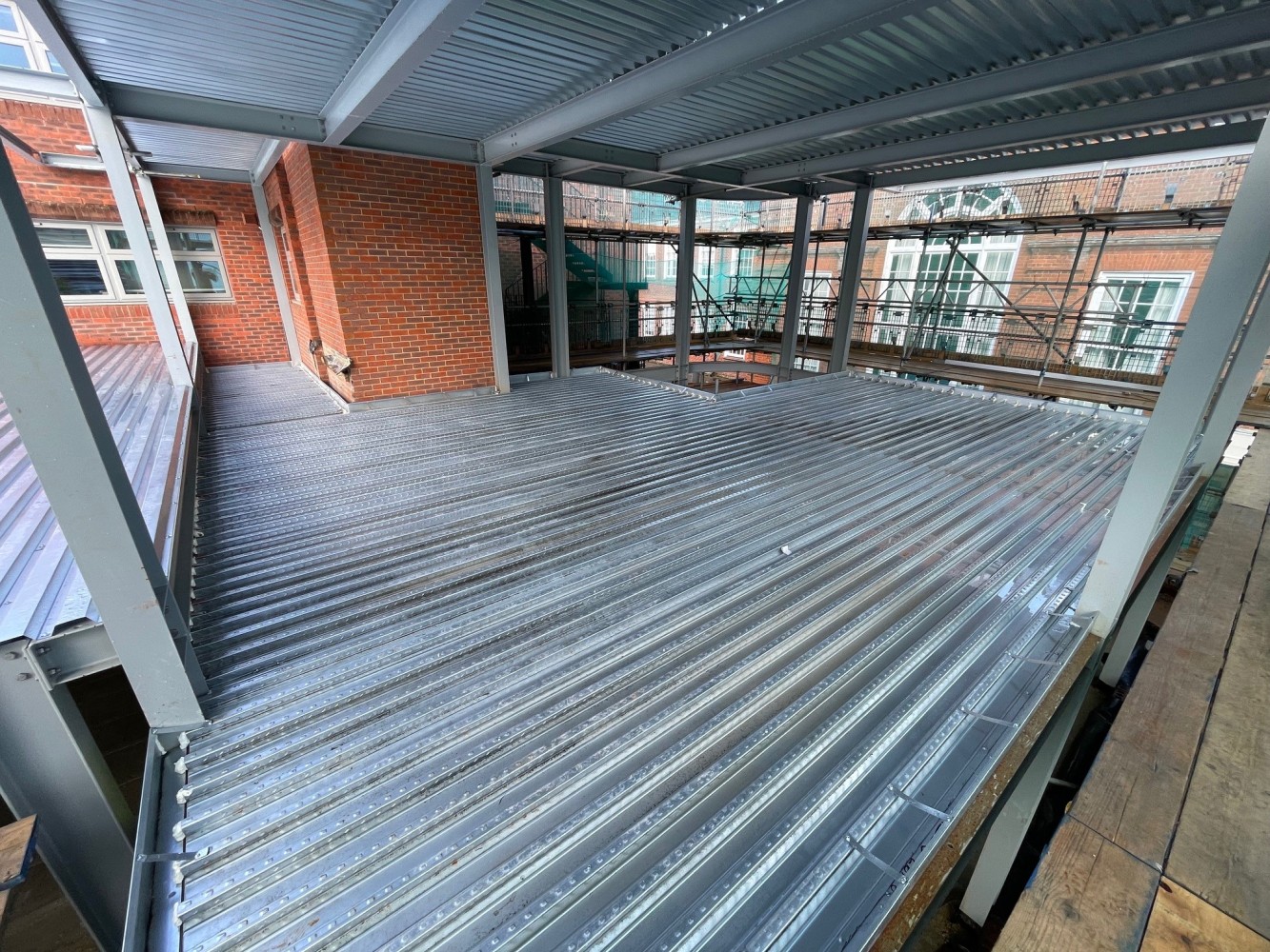 Godalming College building works 2024