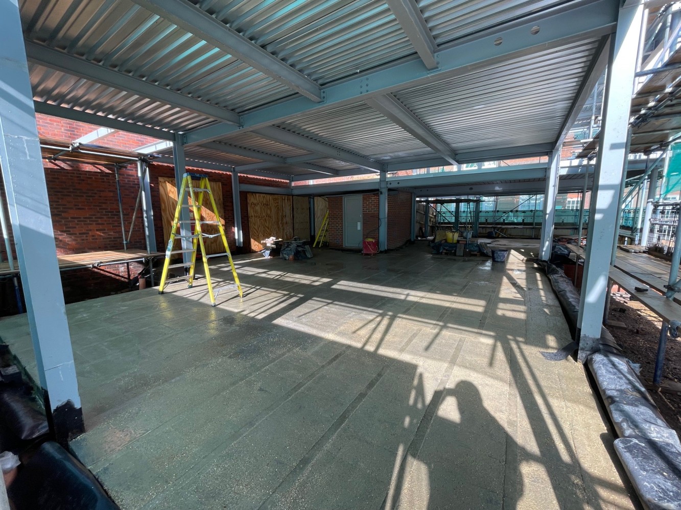 Godalming College building works 2024