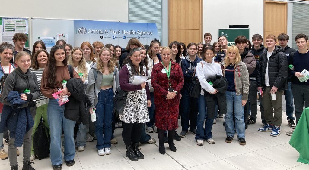 Godalming College student visit APHA