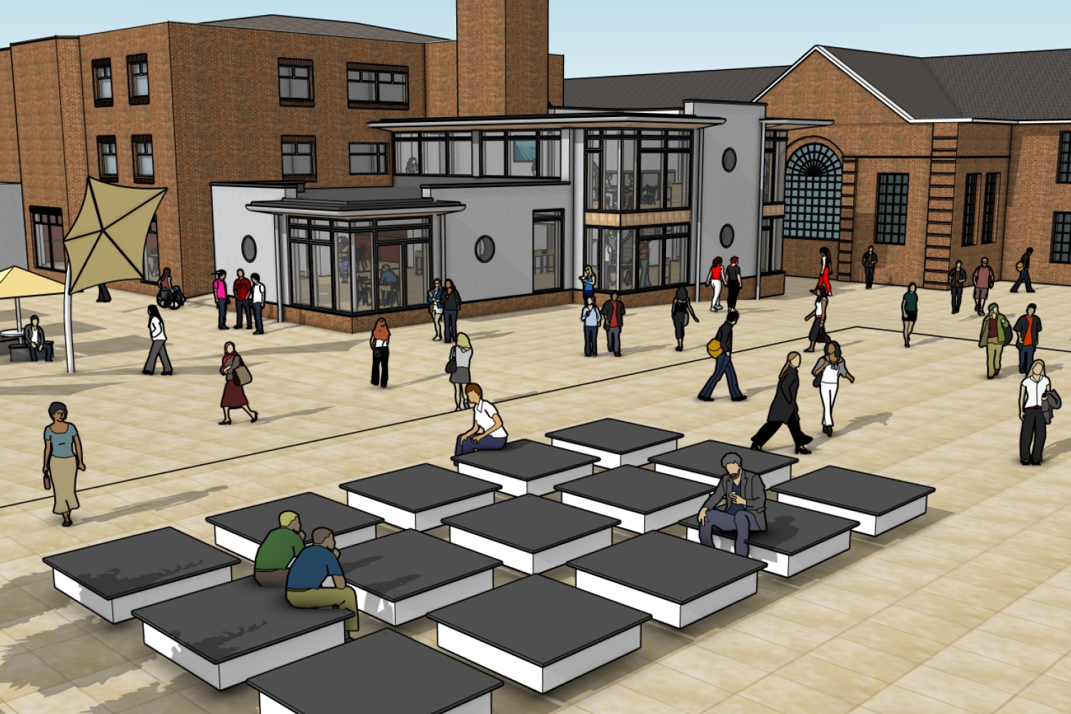 Godalming College building works 2024