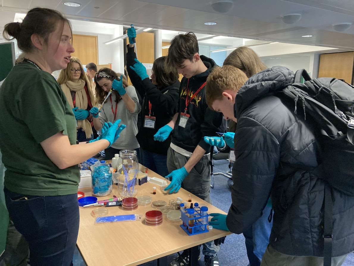 Godalming College student visit APHA