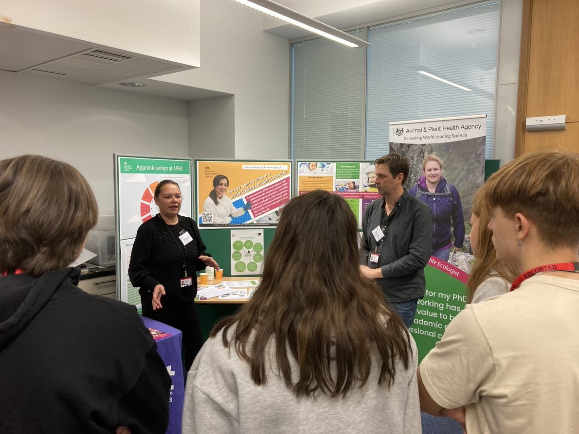 Godalming College student visit APHA