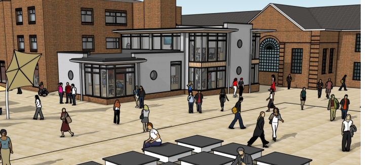Godalming College building works 2024